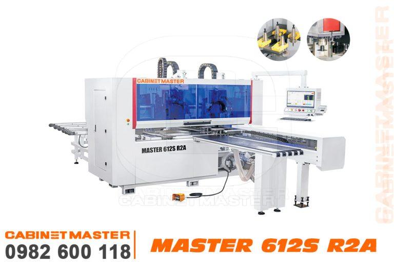 MÁY KHOAN 6 MẶT 2 ĐẦU KHOAN KÉP THAY DAO - MASTER 612S R2A
